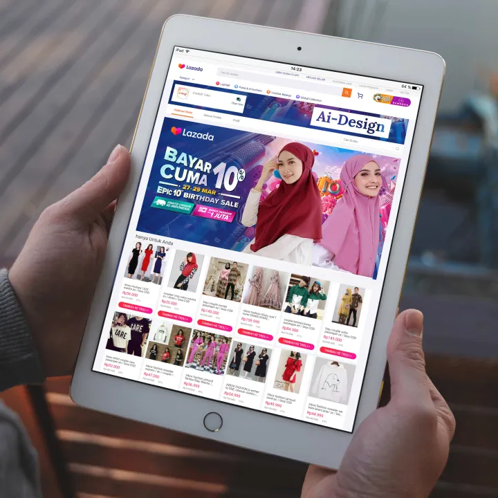Ai Design - Birthday Campaign | Lazada Indonesia