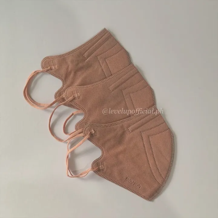 Nude Skintone KN95 5D 10PCS V95 3D Butterfly Aesthetic FaceMask Beige ...