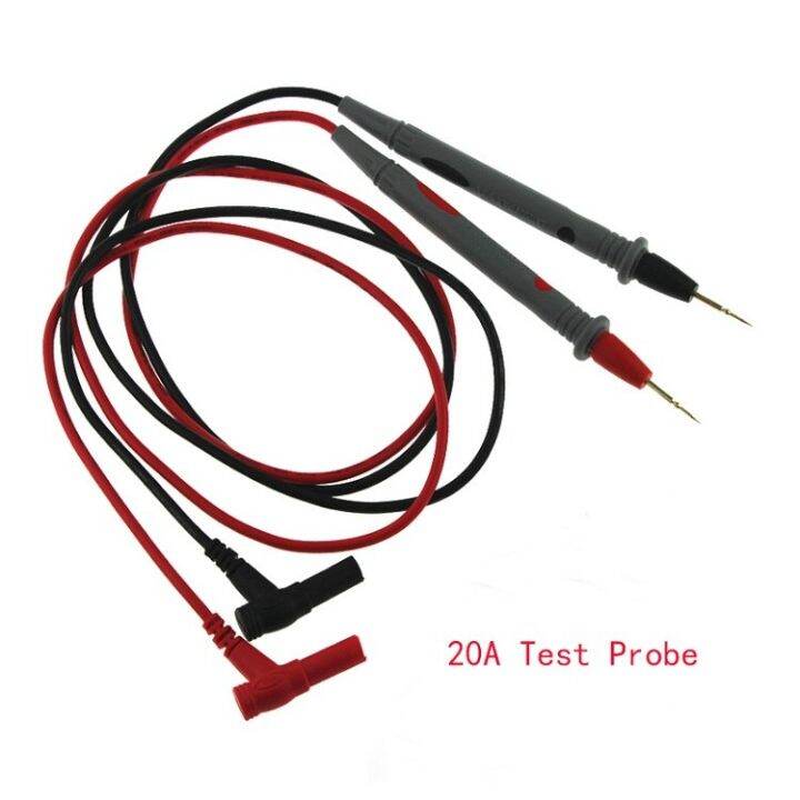 Universal 20A Multimeter Probe Test Leads Multi Meter Needle Tip Tester ...