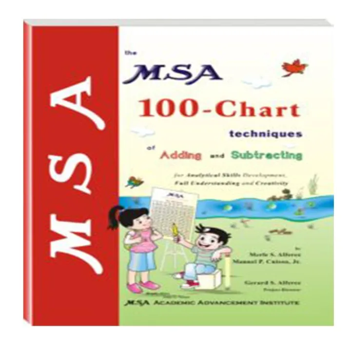 MSA 100- CHART TECHNIQUES OF ADDING AND SUBTRACTING | Lazada PH