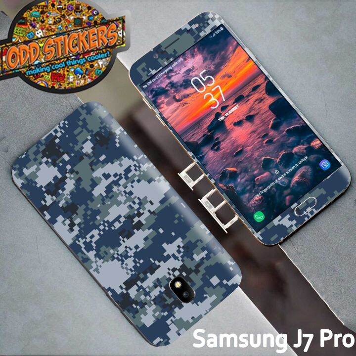 Samsung J7 Pro Back and Front Camo Series Premium skin cover film by ...