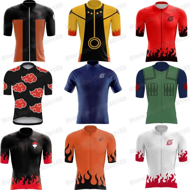 2022 Japanese Cartoon Anime Cycling Jersey Namikaze Minato Uzumaki ...