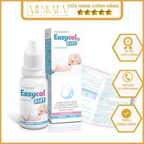 Enzym Lactase Easycol Baby cho trẻ bất dung nạp lactose, Men tiêu hóa ...