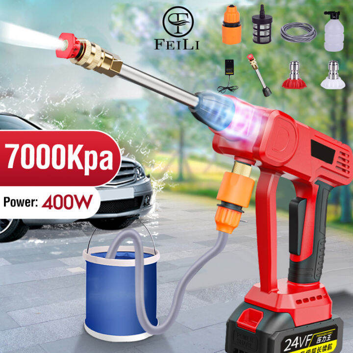 pressure washer 4000mha lithium battery 28pa hydraulic jet pressure ...