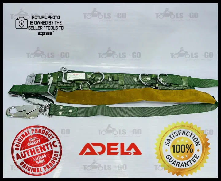 ORIGINAL ADELA H-117 Lineman Climbing Waist Position Safety Belt Fall ...