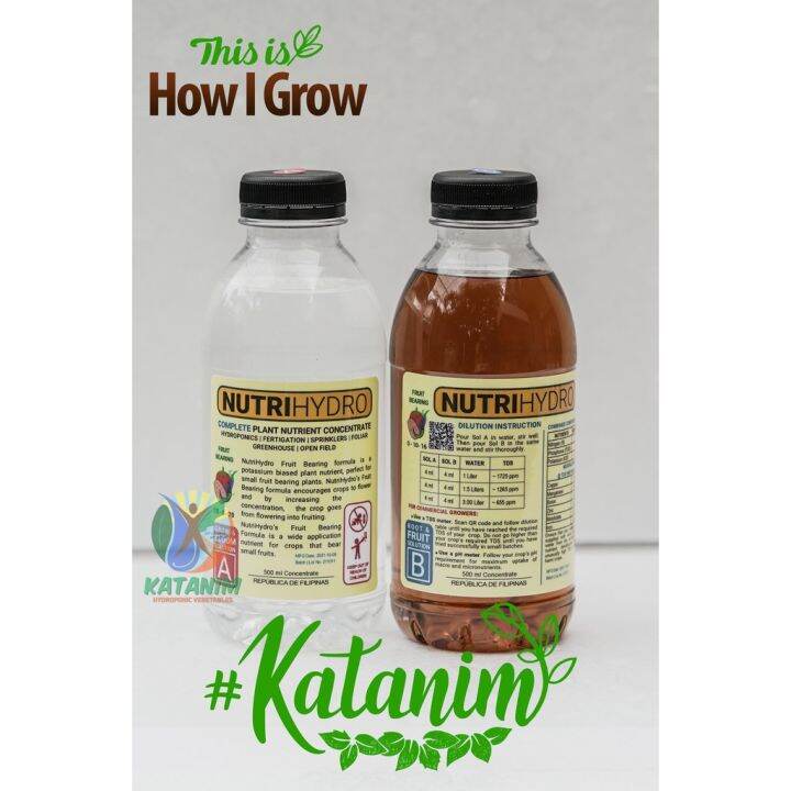 Ships immediately Fruit Bearing Nutrient Solution 500 mL - NutriHydro ...