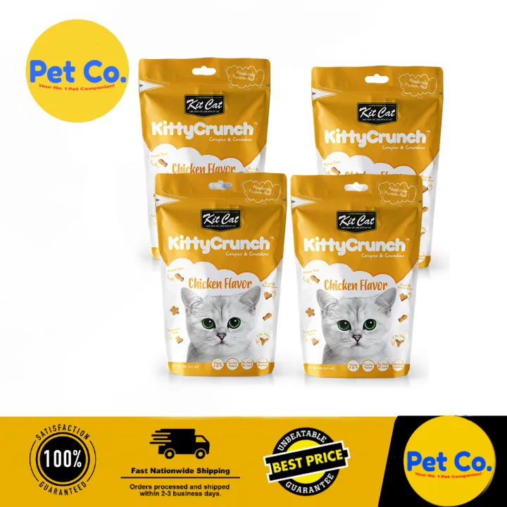 Kit Cat Kitty Crunch Chicken 60g SET OF 4 [FAST DELIVERY+ COD] | Lazada PH