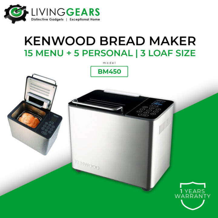 Kenwood Bread Maker Machine BM450 (Loaf Size 500g / 750g / 1kg) | Lazada