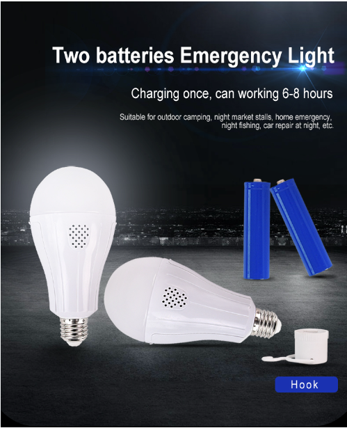 Emergency energy saving lamp 15w LED Bulb+battery | Lazada PH