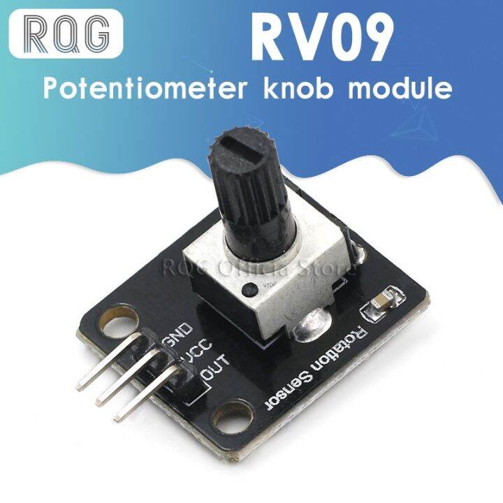 Rotary Potentiometer Analog Knob Module For Pi Arduino Electronic Blocks Rv09 Rotary Encoder For