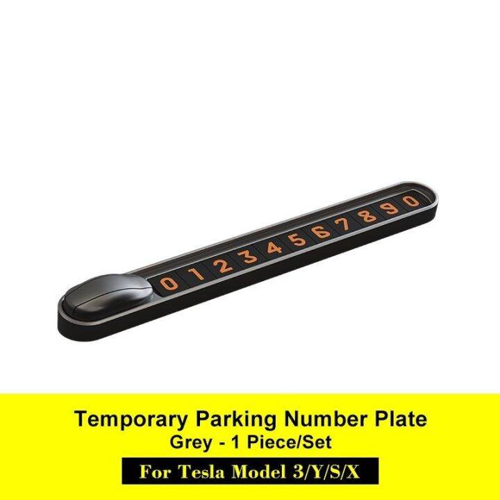 ModelY Temporary Car Parking Card Telephone Number Card For Tesla Model ...