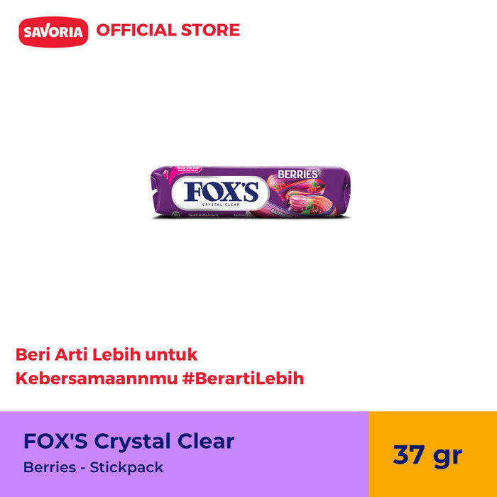 FOX'S Berries Stickpack - Permen Berry Roll 37g | Lazada Indonesia