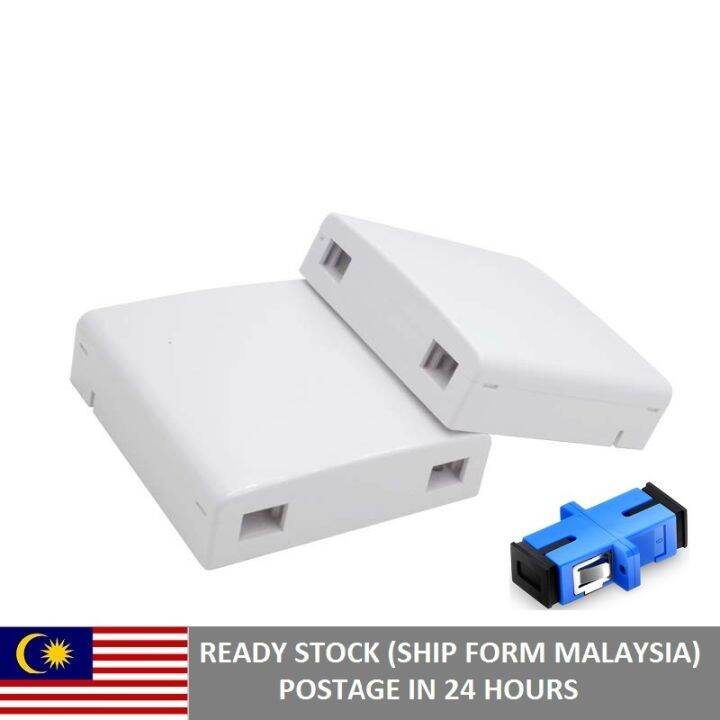 2 Ports Fiber Wall Socket 2 Port FTTH Fiber Optic Terminal Box ...