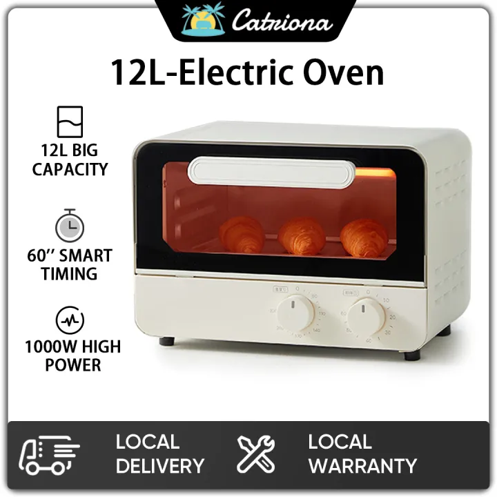 [24H Fast Shipping] Xiaomi Yokudos Original 12L Oven Electric 1000W Double-Layer Oven With Timer ...