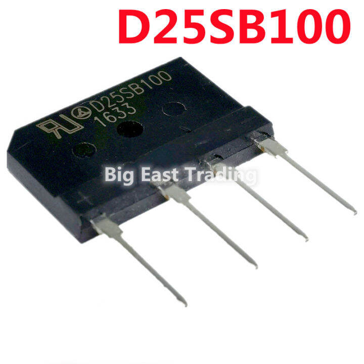 2PCS D25SB100 25A 1000V electromagnetic furnace dedicated rectifier bridge flat bridge bridge ...