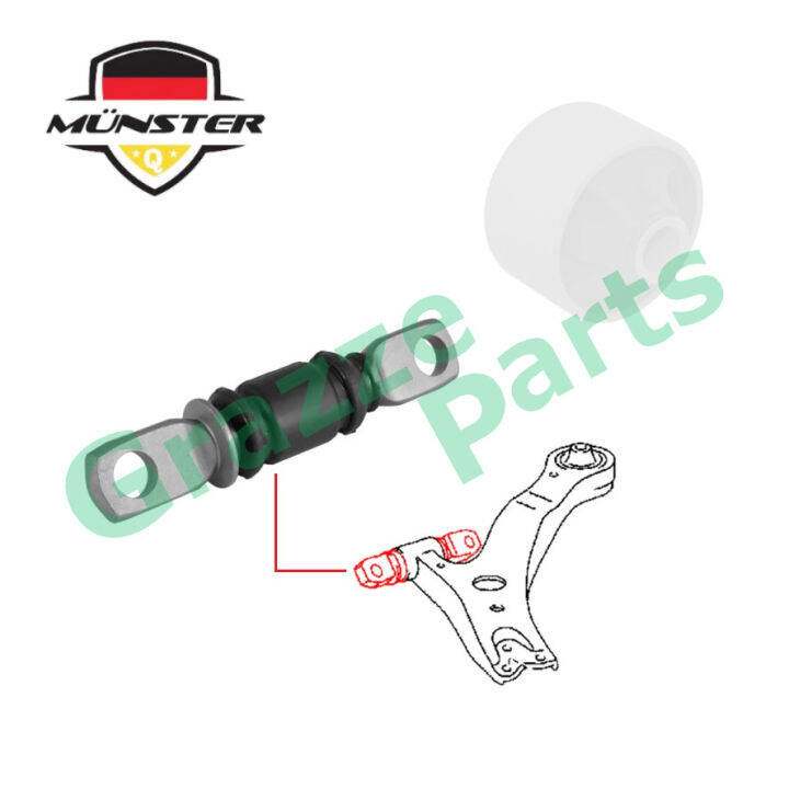 (1pc) Münster Front Lower Control Arm Bush Long 48654-33050 for Toyota ...