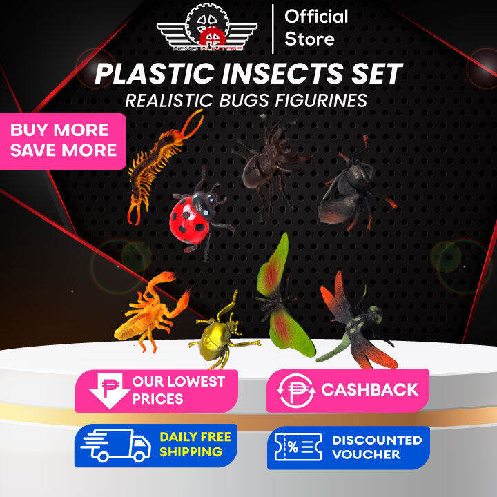 Realistic Bugs Figures Toys - Plastic Insects Figurines Set | Lazada PH