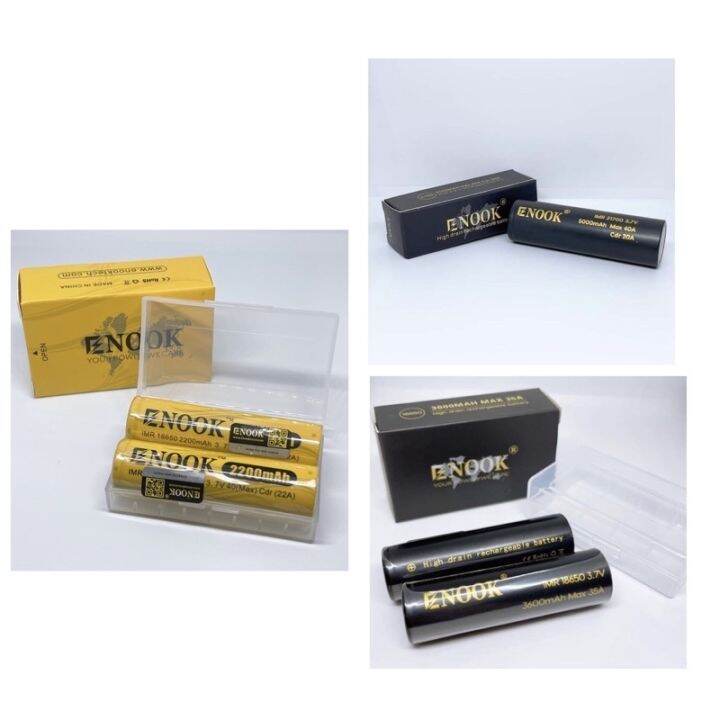 VAPE Enook Rechargeable Battery 18650/21700 (LEGIT) | Lazada PH