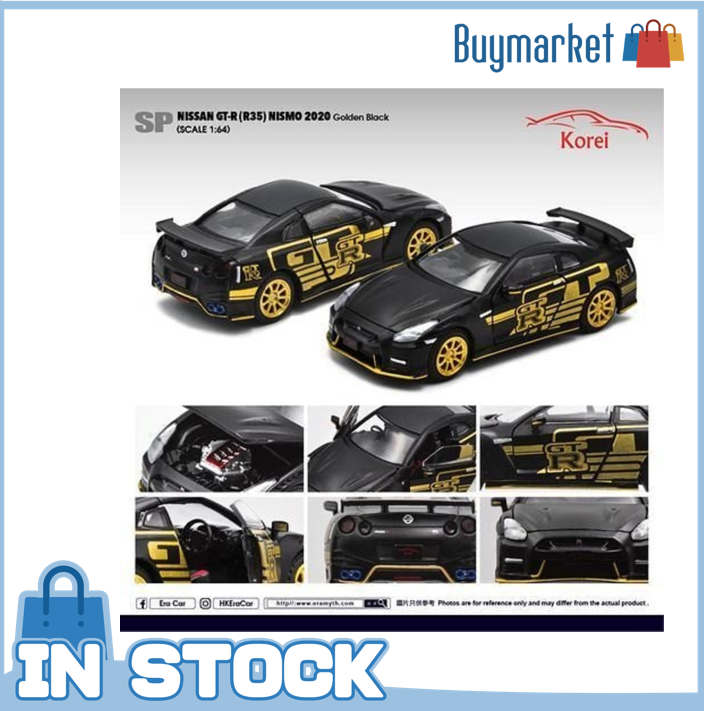 [Original] Era Car 1:64รุ่น Diecast Car-ESP02 Nissan GT-R (R35) NISMO 2020 Golden Black | Lazada ...