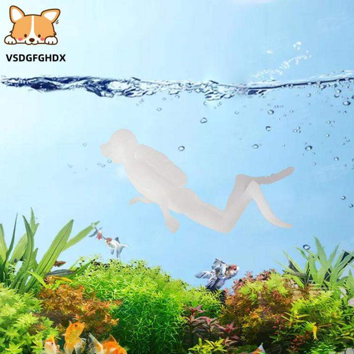 VSDGF Decorative Diver Action Figures Model Unpainted 3D Micro ...