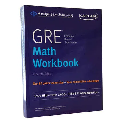 KAPLAN GRE Math Workbook:over 1000 Exercises +6 Full-length Quantitative Inference Practice Sets ...
