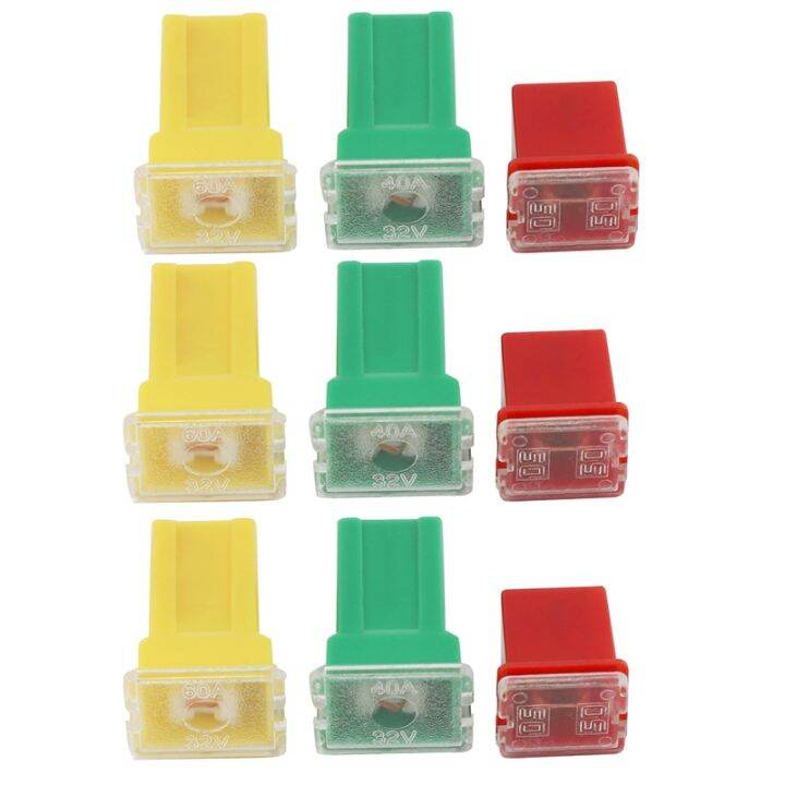 30 Pc Car Fuse FMX Female Maxi Fuse Assortment LOW and TALL/STD Shaped ...