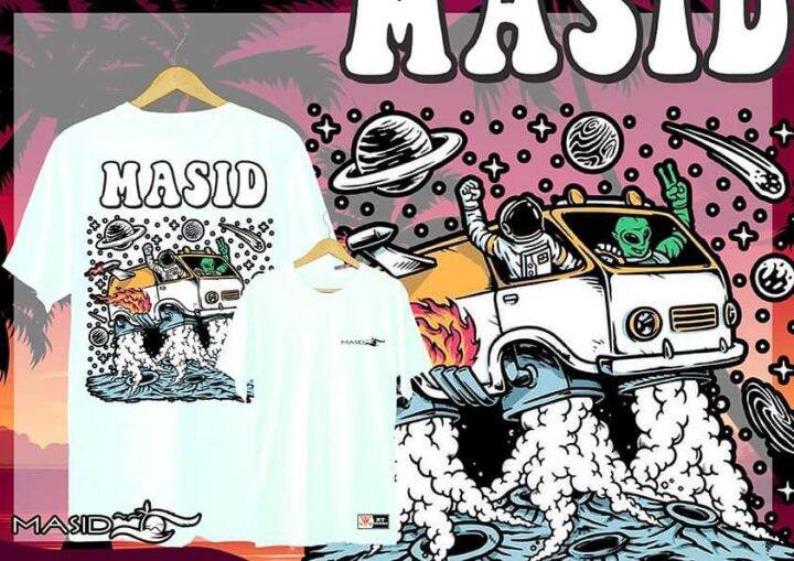 MASID T-SHIRT 100% COTTON FABRIC QUALITY D-6 A3 size & DIRECT TO FILM ...