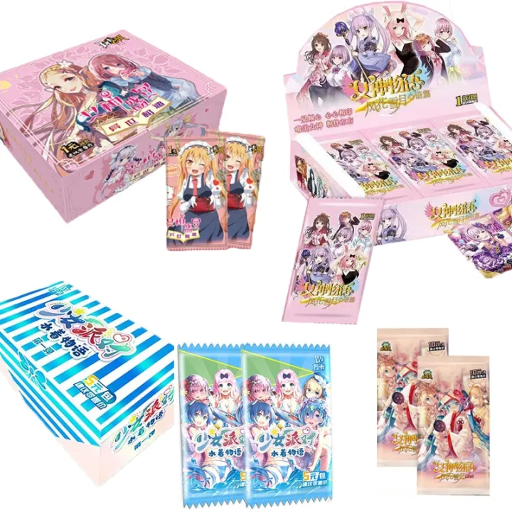 Kawaii Japanese Anime Goddess Story Collection Rare Cards Box Child ...