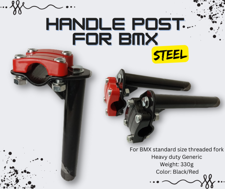Bicycle BMX Handle Post Bike Stem post Steel | Lazada PH