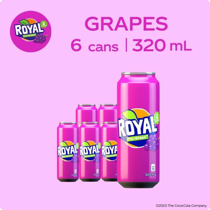 Royal Tru-Grape 320mL - Pack of 6 | Lazada PH