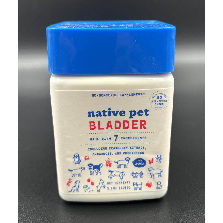 Native Pet Bladder Cranberry Bladder Chicken Chews Supports Healthy ...