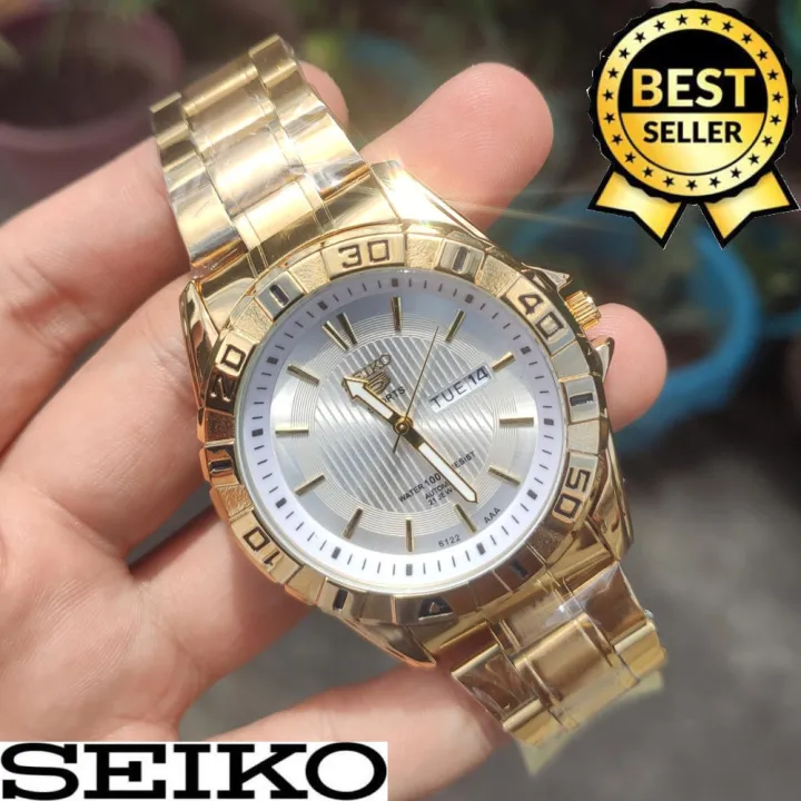 Seiko Krei ATJ Expensive 5 21 Jewels Water Resist Day & Date Auto Hand ...