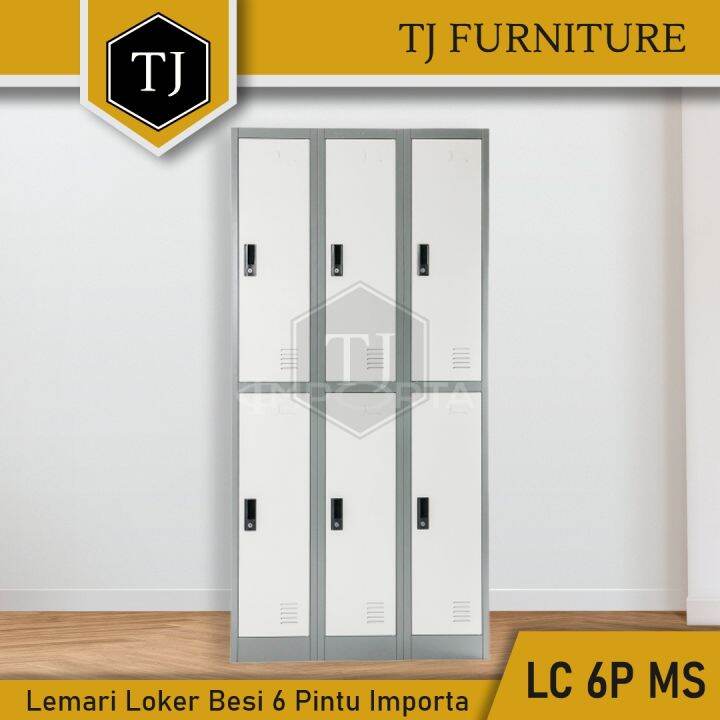 Importa Loker Besi / Lemari Arsip / Locker Kantor Besi 6 Pintu / Steel Cabinet LC 6P MS | Lazada ...