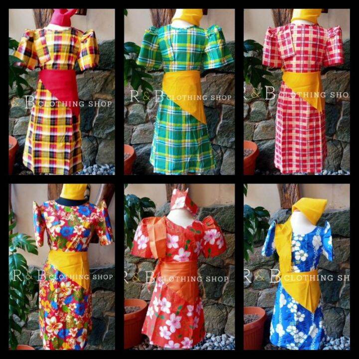 BUWAN NG WIKA BALINTAWAK Filipiniana DRESS for kids and teens | Lazada PH