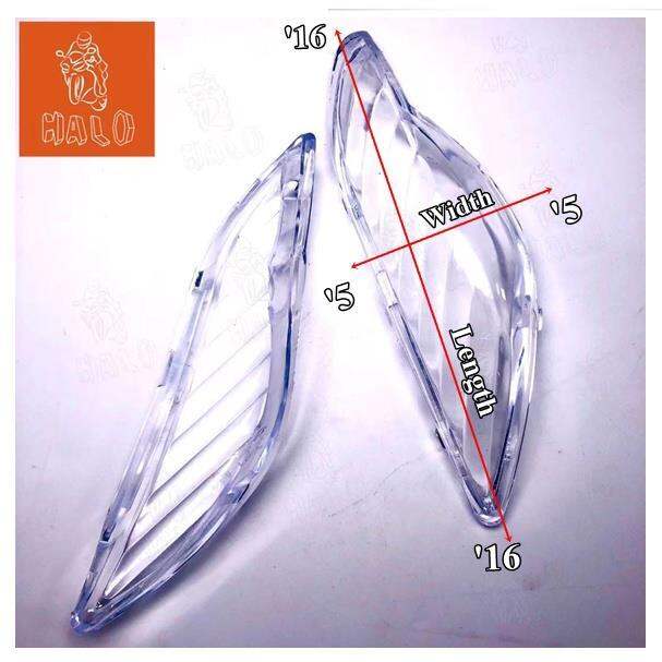 [HALO MOTOR] FRONT LIGHT LENS WAVE 100 1 PAIR | Lazada PH