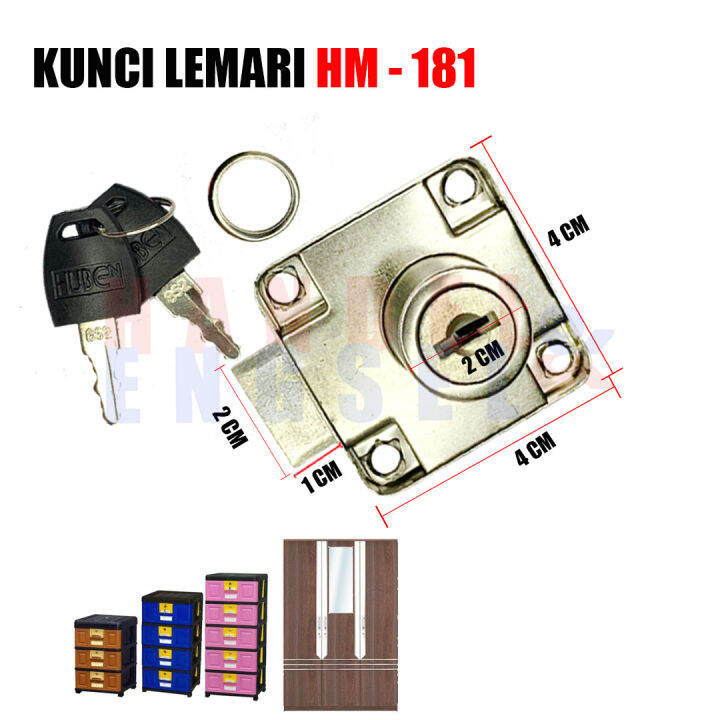 Kunci Laci - Kunci lemari Huben HM-181 FREE SEKRUP | Lazada Indonesia