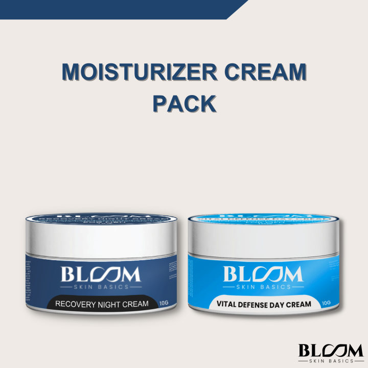 Bloom Skin Basics Day and Night Cream Pack, Vital Defense Day Cream ...