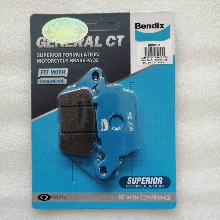 Bendix MD 51 Brake Pads for Yamaha Mio Soul 125i, Aerox, Nmax, sniper ...