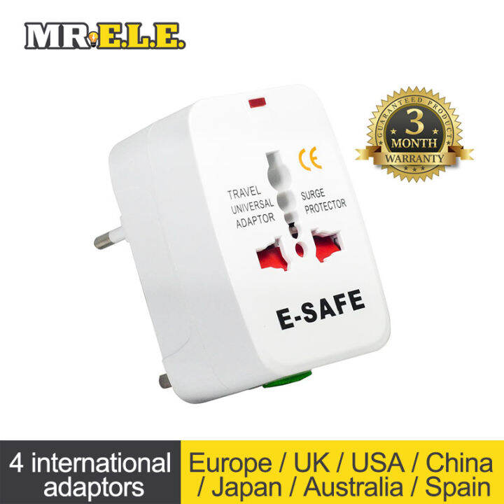 Universal multi adaptor International Traveler Adaptor 2 pin 3 pin ...