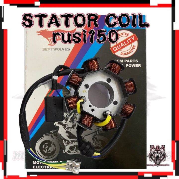 BGL Motorcycle stator coil rusi150 / rusi 150(magneto kit) | Lazada PH