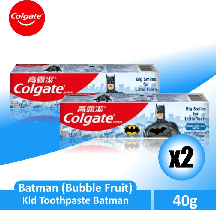 Colgate Kids Batman Toothpaste 40g (Bundle of 2) | Lazada