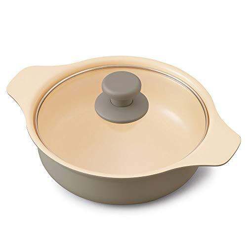 IRIS OHYAMA IH stove pot set pot separately 20cm IHKP-P20-T brown | Lazada PH