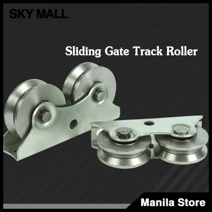 2 in 1 Sliding Gate Double Wheel Roller V Groove Sliding Gate Track ...