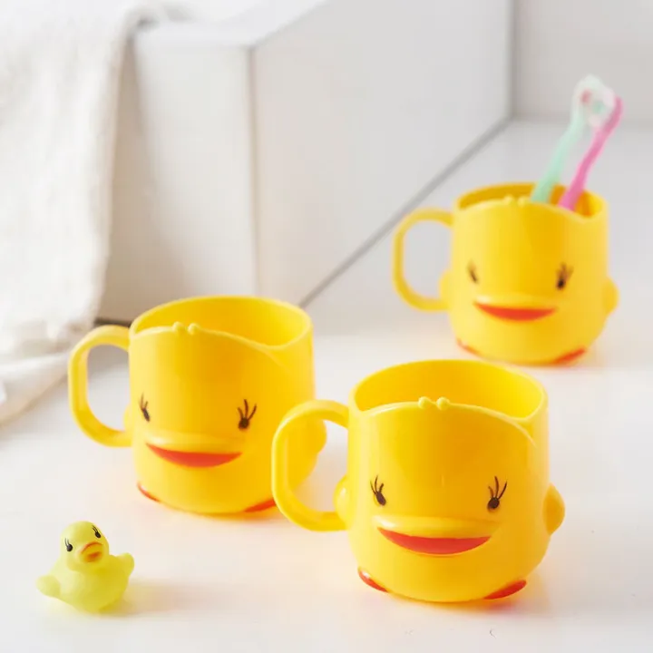 Cute Cartoon Toothbrush and Toothpast Holder for Kid Cartoon Cup for ...