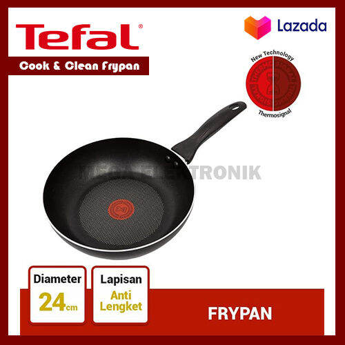 Tefal Panci Cook & Clean Frypan - 24 cm | Lazada Indonesia