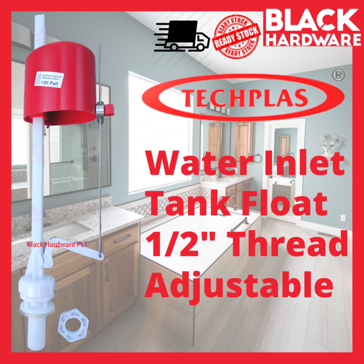 Black Hardware Techplas Cistern Compact Adjustable Bottom Water Toilet ...