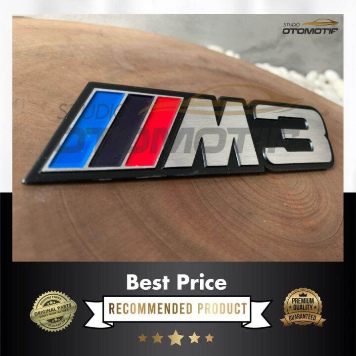 Logo emblem mobil bmw m3 stainless steel / Emblem BMW M3 | Lazada Indonesia