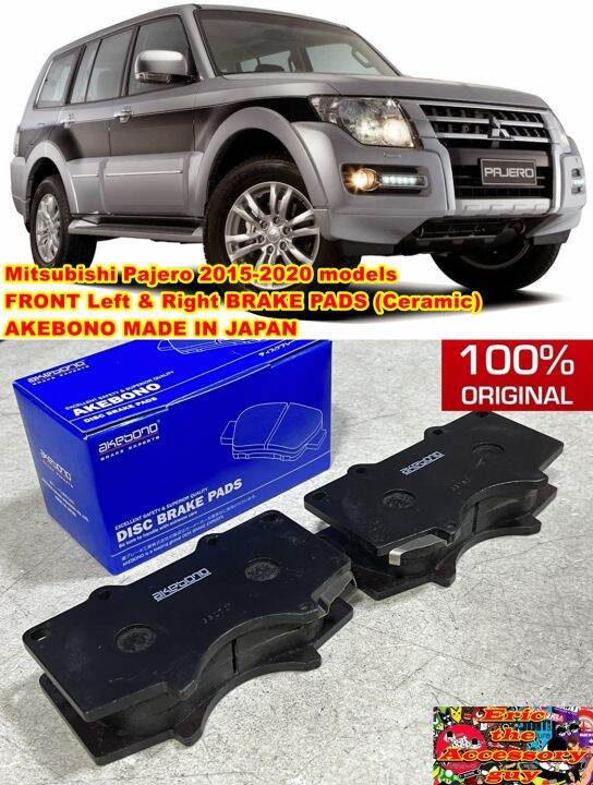 Ceramic Front Brake Pads for Mitsubishi Pajero 2015-2020 (Original ...