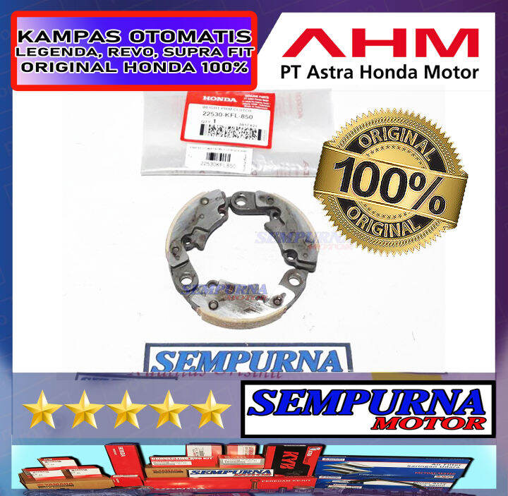 Kampas Kopling Ganda Otomatis Legenda Revo Supra Fit 100% Ori AHM ...