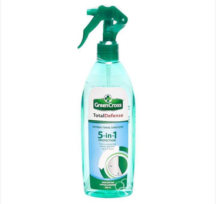 Green Cross Total Defense 5-in-1 Antibacterial Sanitizer Spray 300mL ...